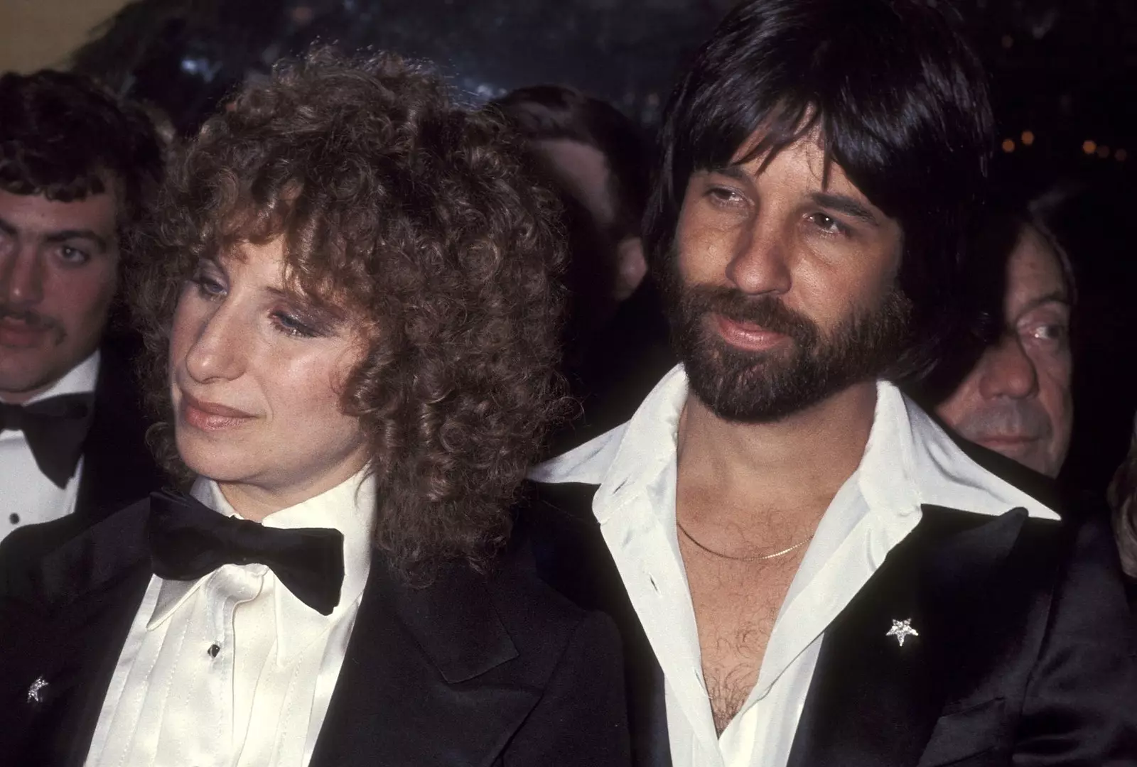 Jon Peters ma Barbra Streisand i le amataga o le 'A Star Is Born'.