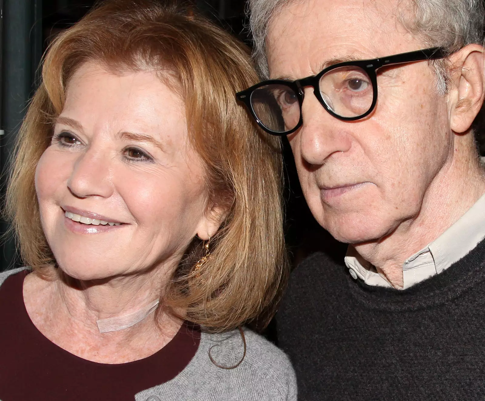 Letty Aronson gyda'i brawd Woody Allen.