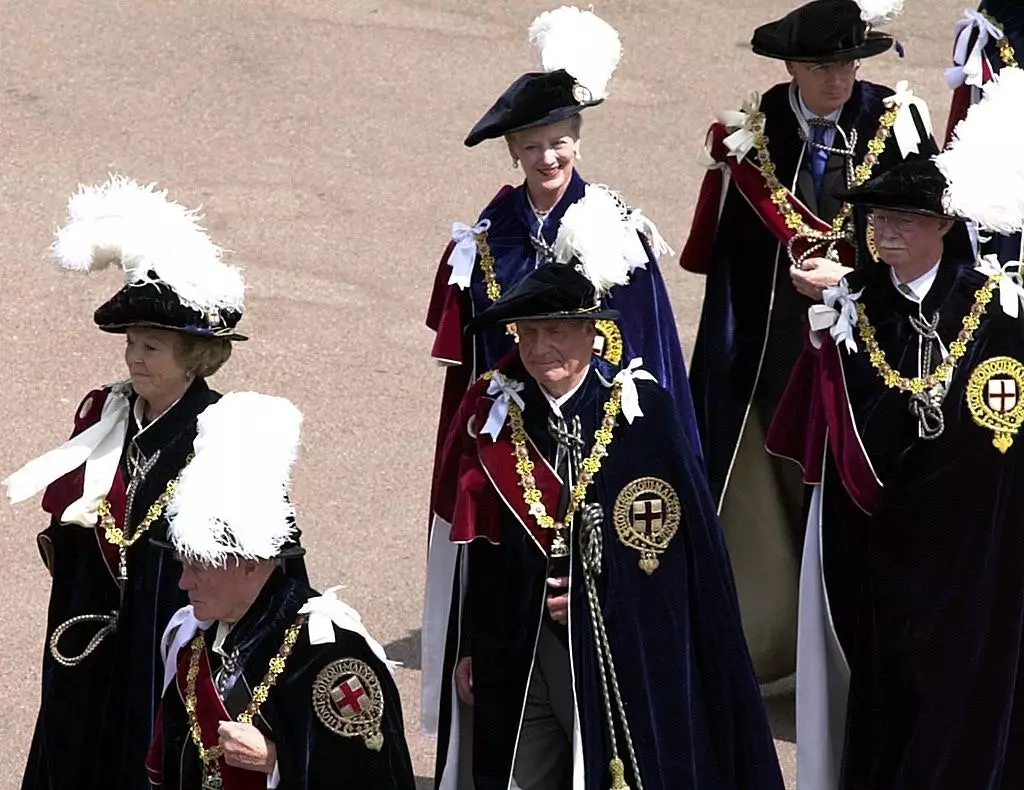 Beatrix dari Belanda Juan Carlos I Juan de Luxemburg dan Margarita II dari Denmark pada tahun 2002