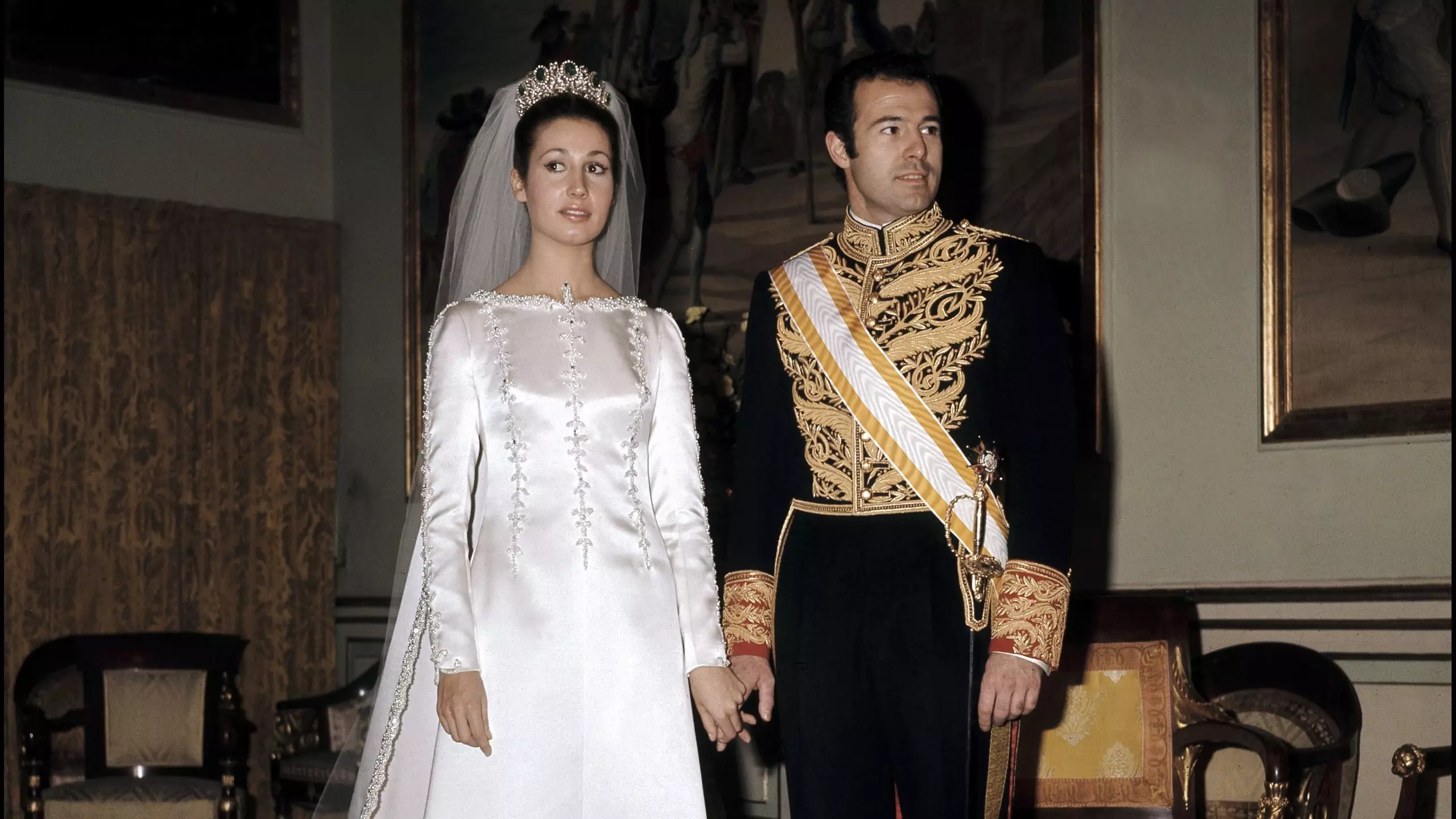 Maryaj Carmen Martínez Bordiú ak Alfonso de Borbón 8 mas 1972