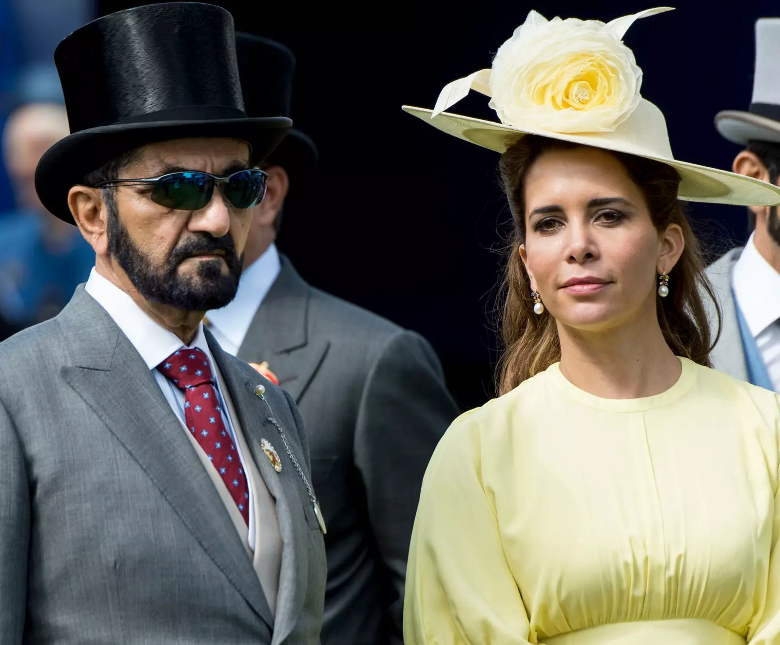 Emir oa Dubai le mosali oa hae Princess Haya.