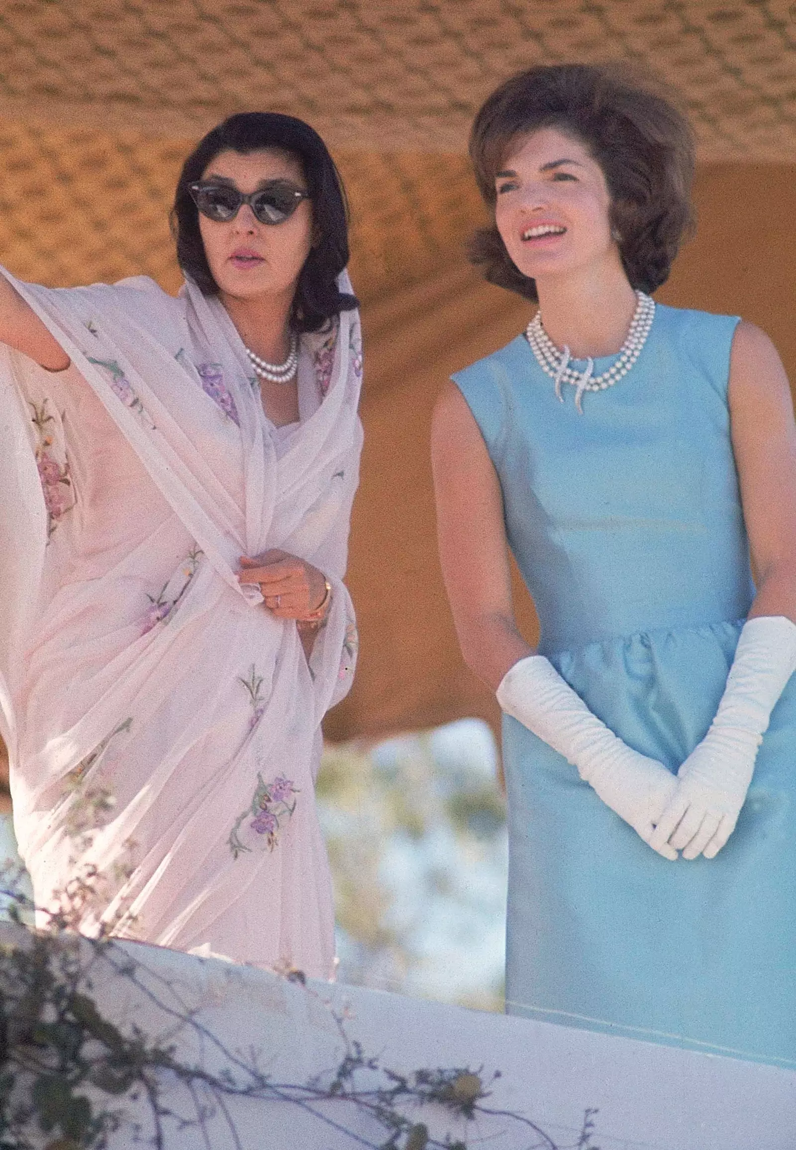 Jackie Kennedy o etela Jaipur le Gayatri Devi