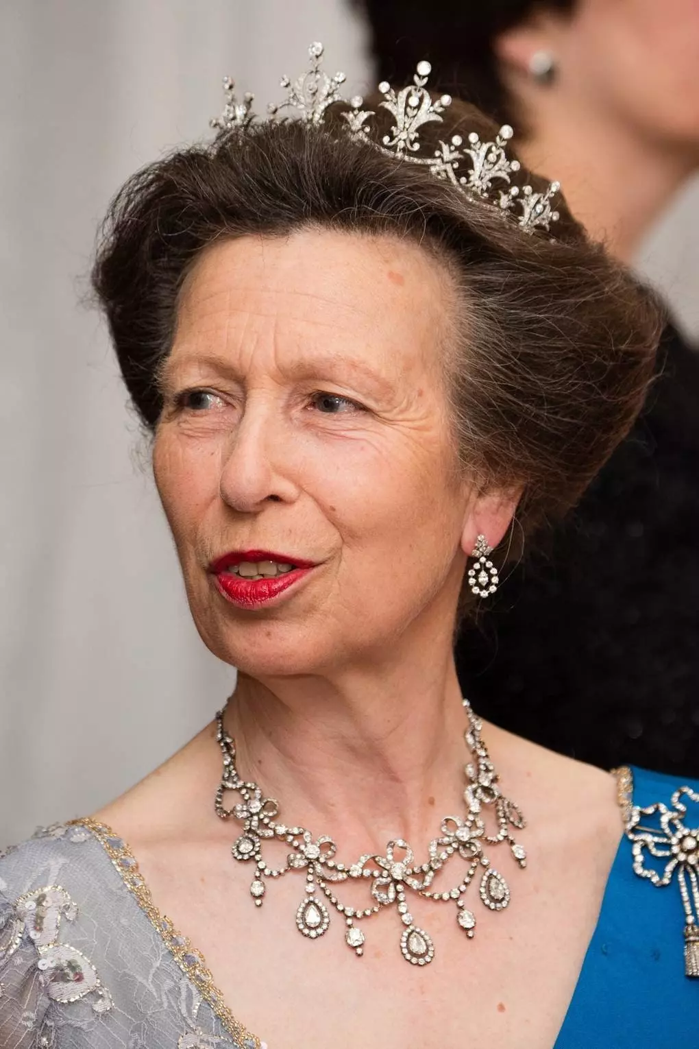 Prinzessin Anne mit Tiara.