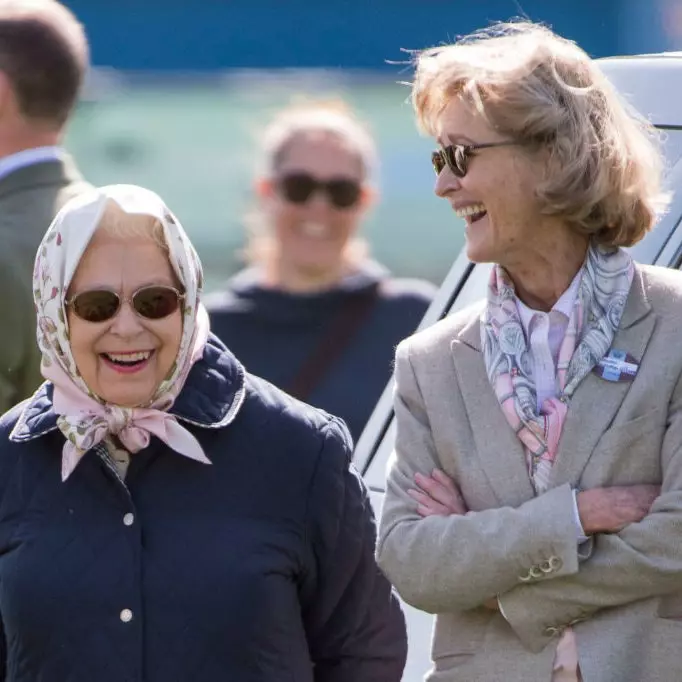 Elizabeth II and Lady 'Penny' in 2018