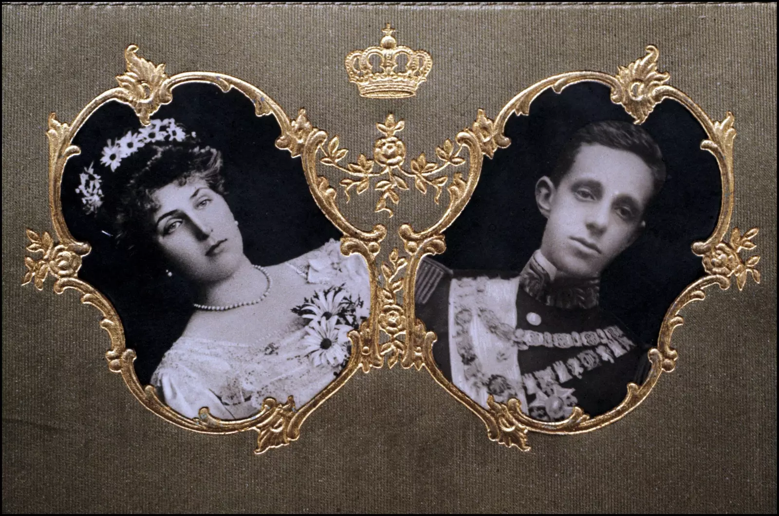 Victoria Eugenia of Battenberg and Alfonso XIII.