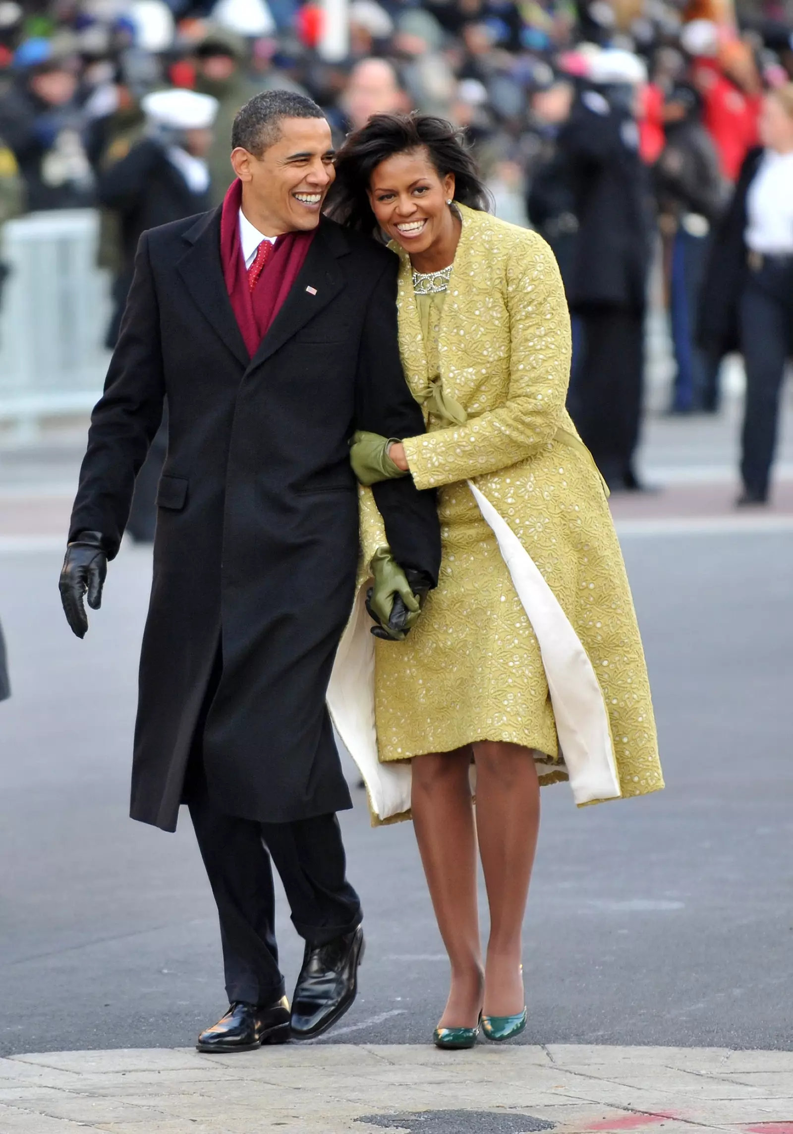 Barack Obama lan Michelle Obama tanggal 20 Januari 2009.