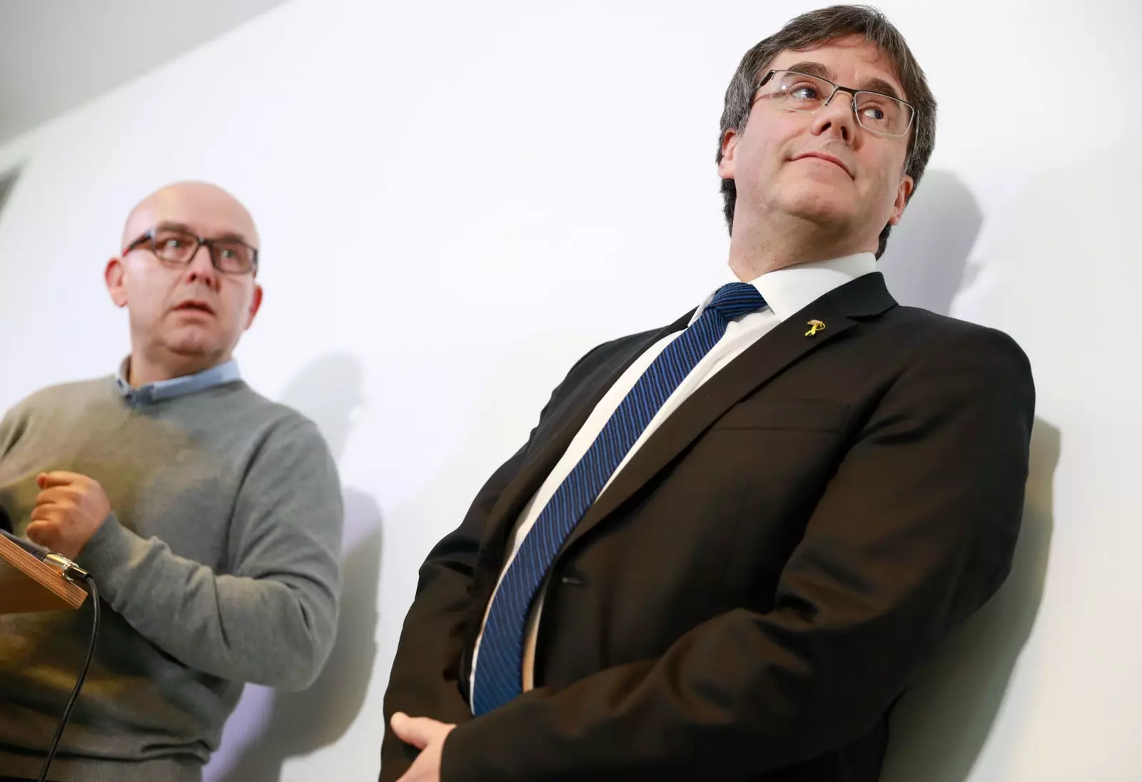 Boye and Puigdemont in 2019.
