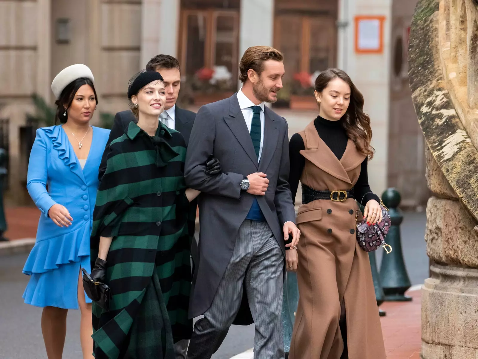 Monako Ulusal Günü'nde Hannover'li Beatrice Borromeo Pierre Casiraghi ve Alexandra