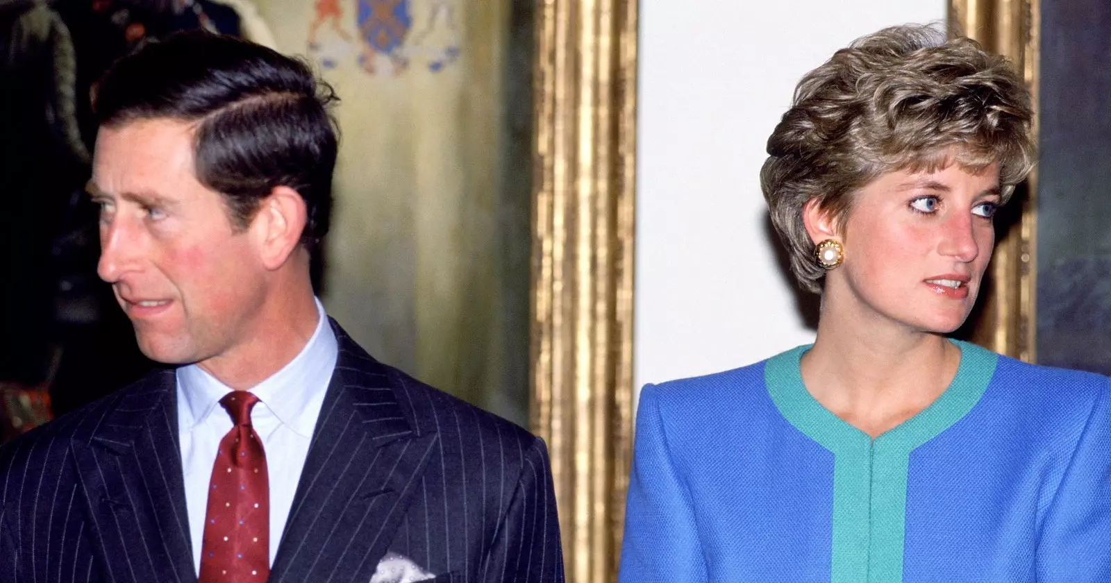 Prins Charles en Diana fan Wales.