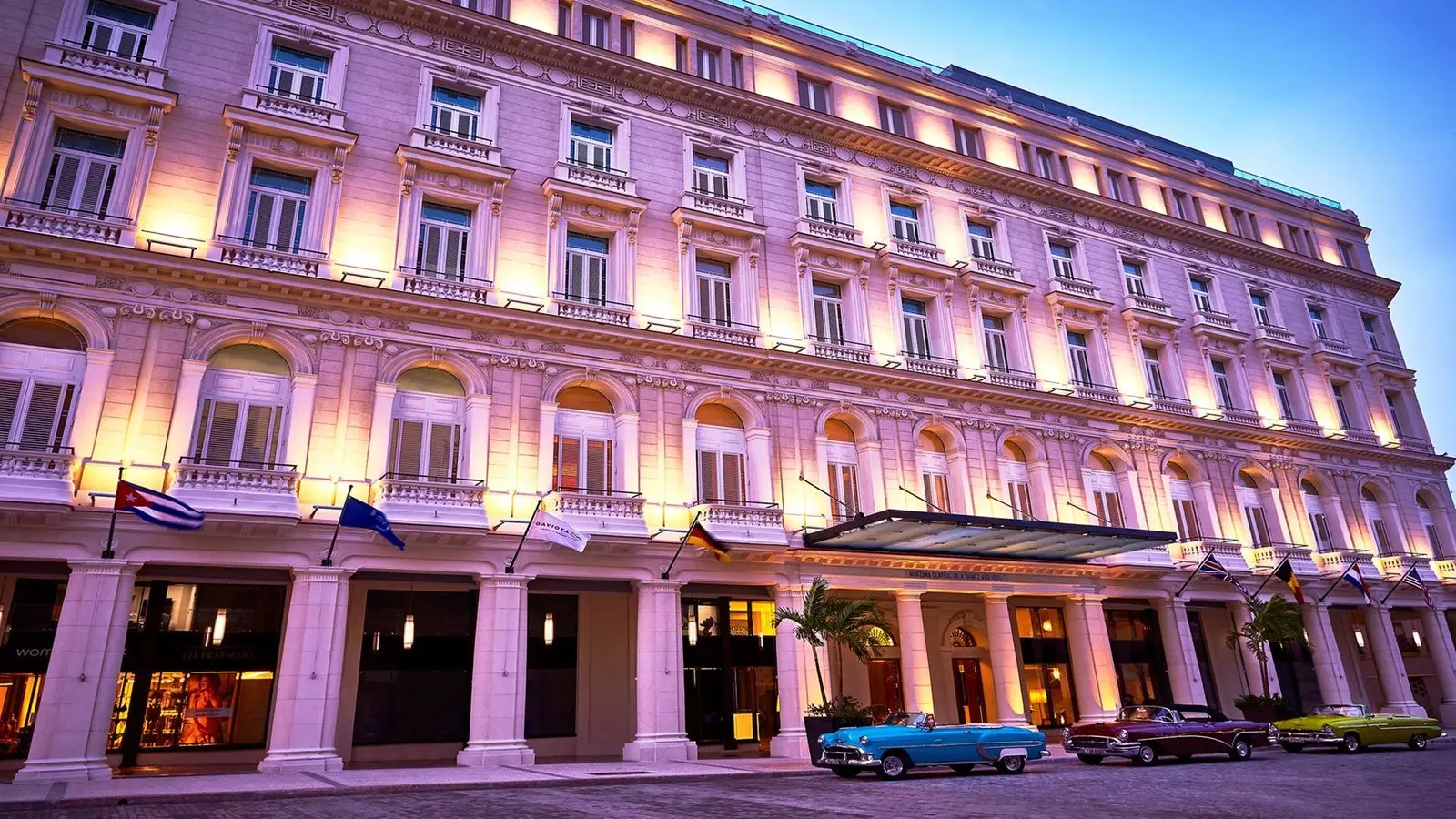 Hotel Kempinski na Kube, kde sa nachádza obchod Mango.