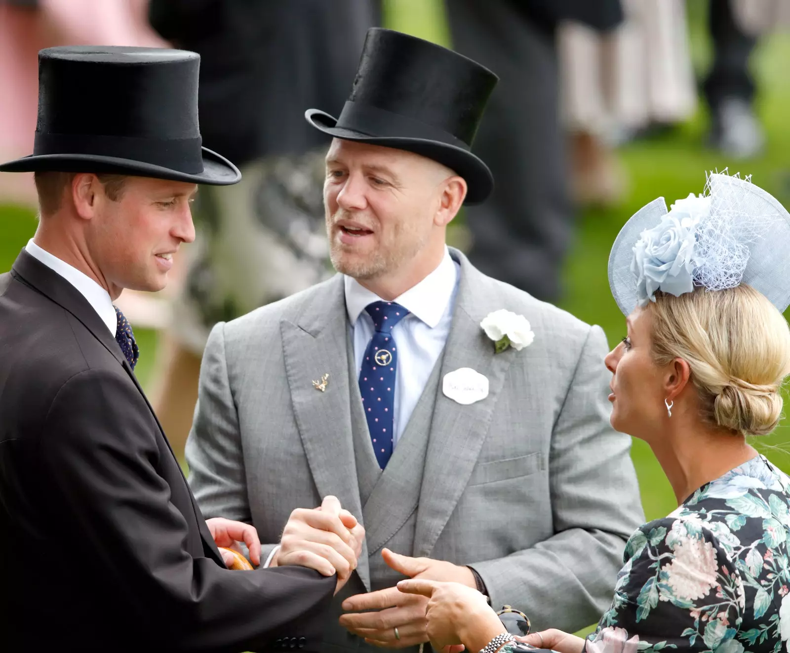 Princ William Mike Tindall i njegova supruga Zara Phillips.