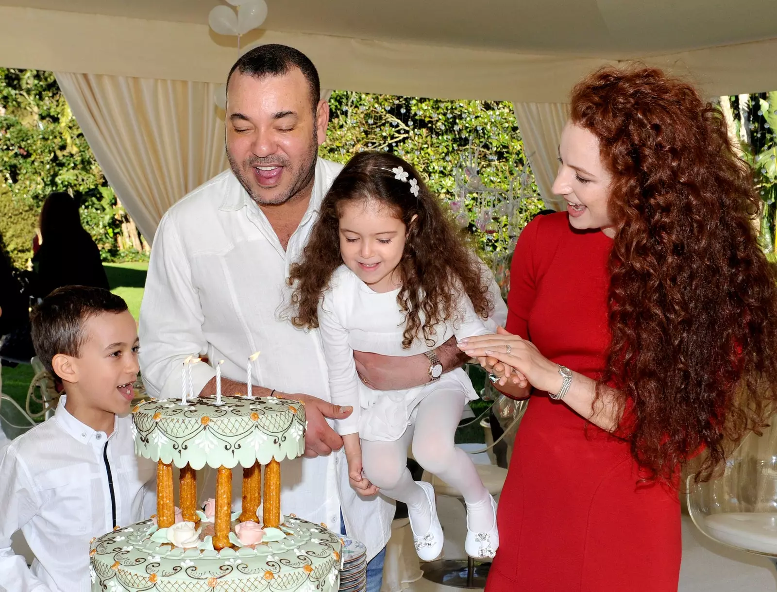 Bữa tiệc sinh nhật lần thứ 4 của Công chúa Lalla Khadija vào tháng 2/2008.
