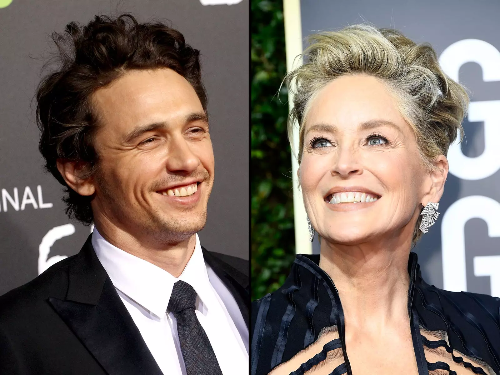 Sharon Stone wuxuu u yimaadaa difaaca James Franco waan garanayaa isaga