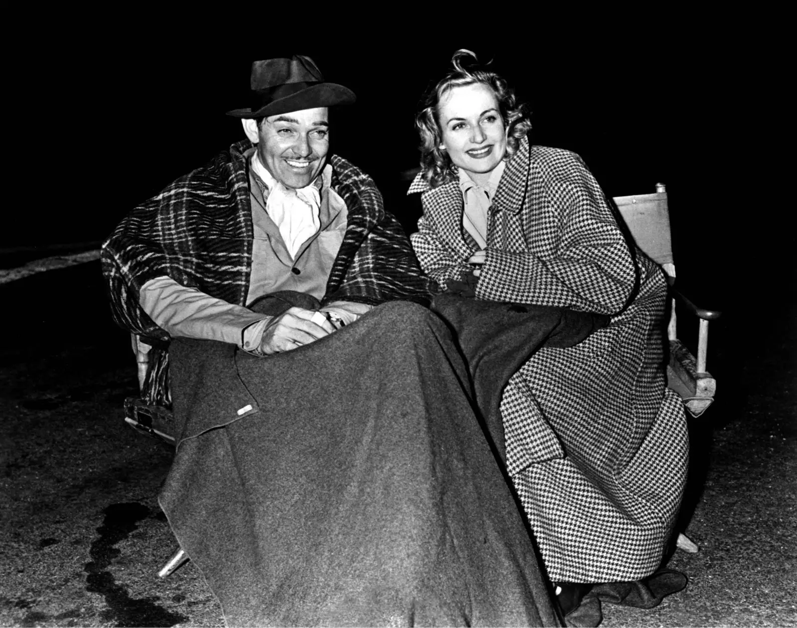 Clark Gable at Carole Lombard noong 1940.