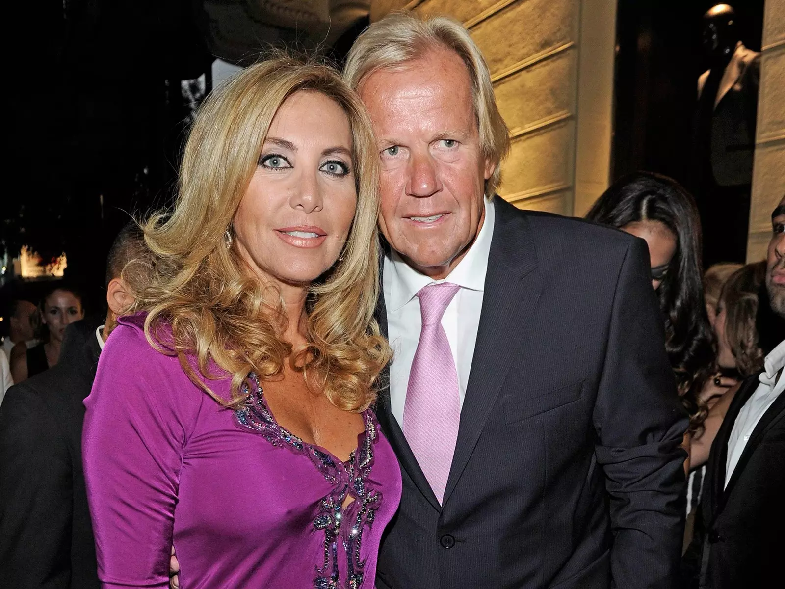 Norma Duval and businessman Matthias Kühn photographed in 2012.