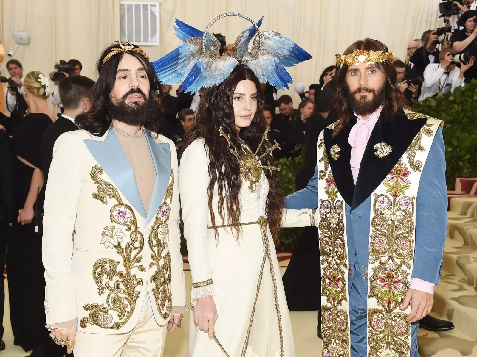 Met Gala 必須由 Gucci 的三位一體贏得