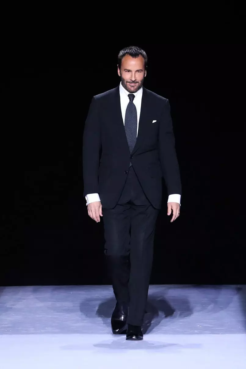 tom ford defilesi sonbahar kış 2018 2019 adam