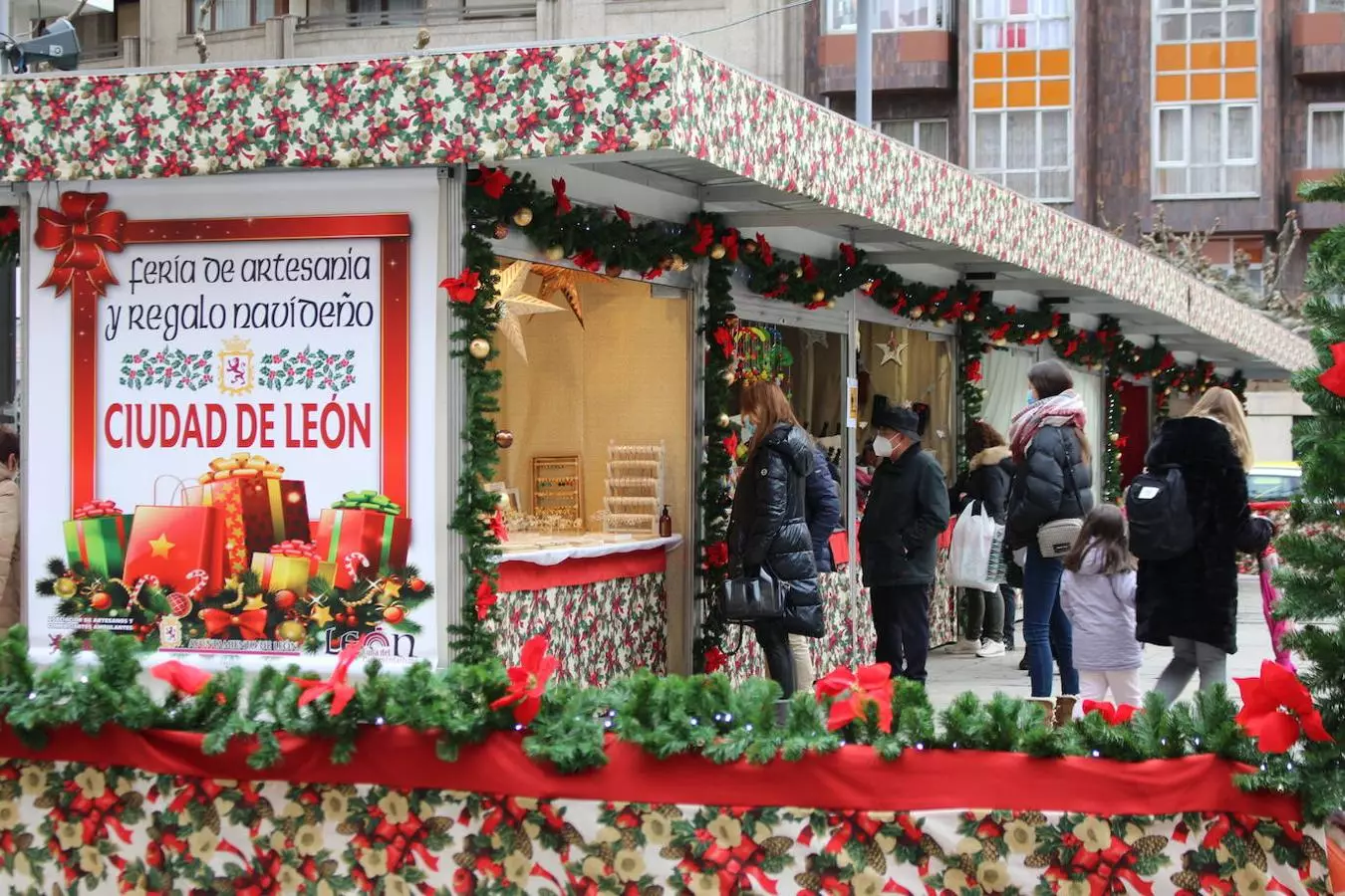 City of León Handwerk en Kersgeskenkbeurs.