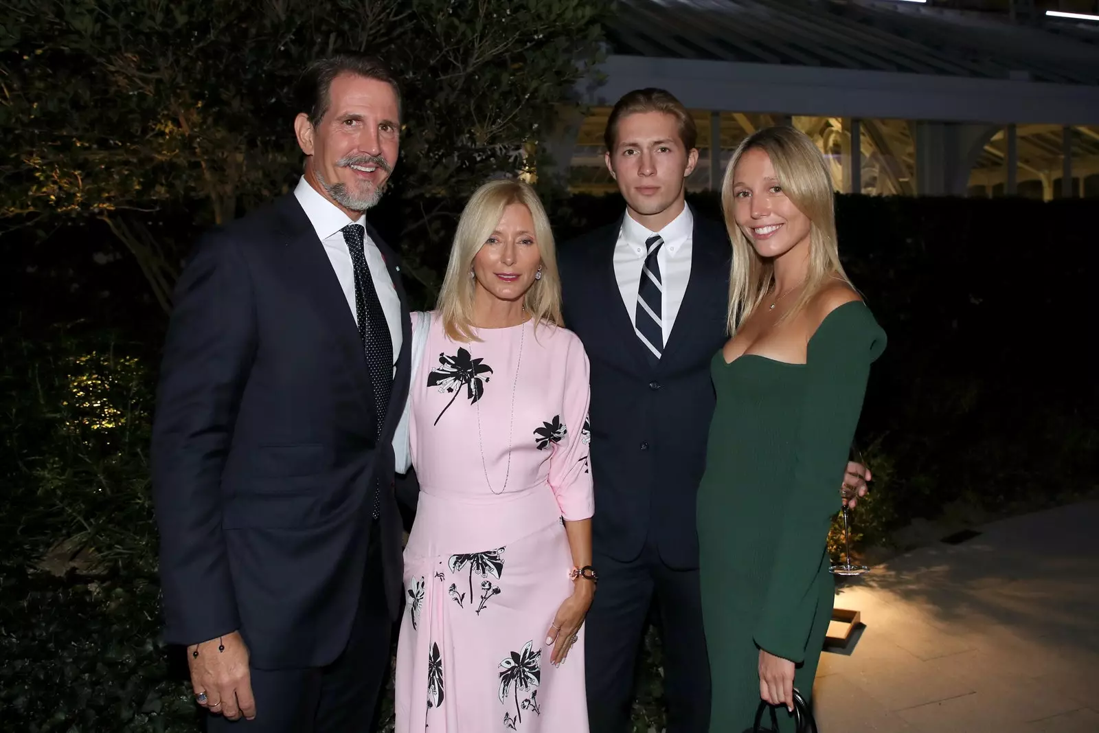 Pablo de Grecia and MarieChantal Miller with their children Olympia and Constantine Alexios.