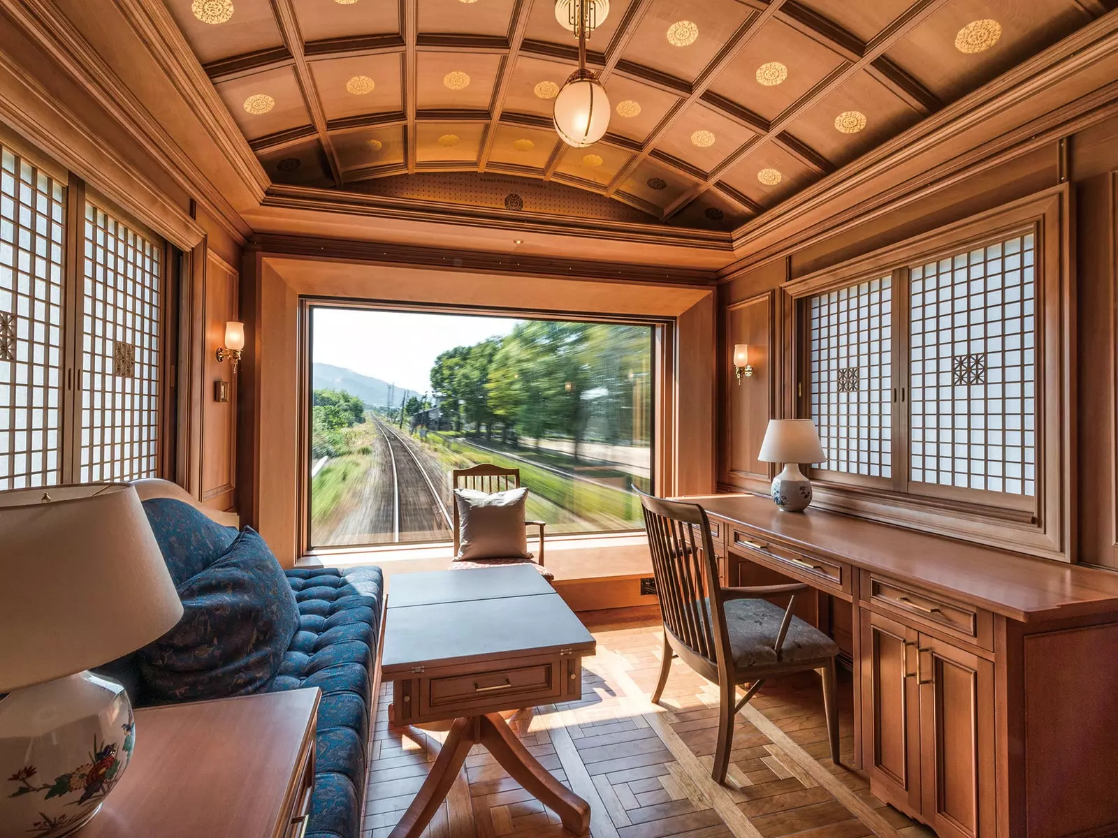 Interieur van een suite in de Seven Stars in Japan.