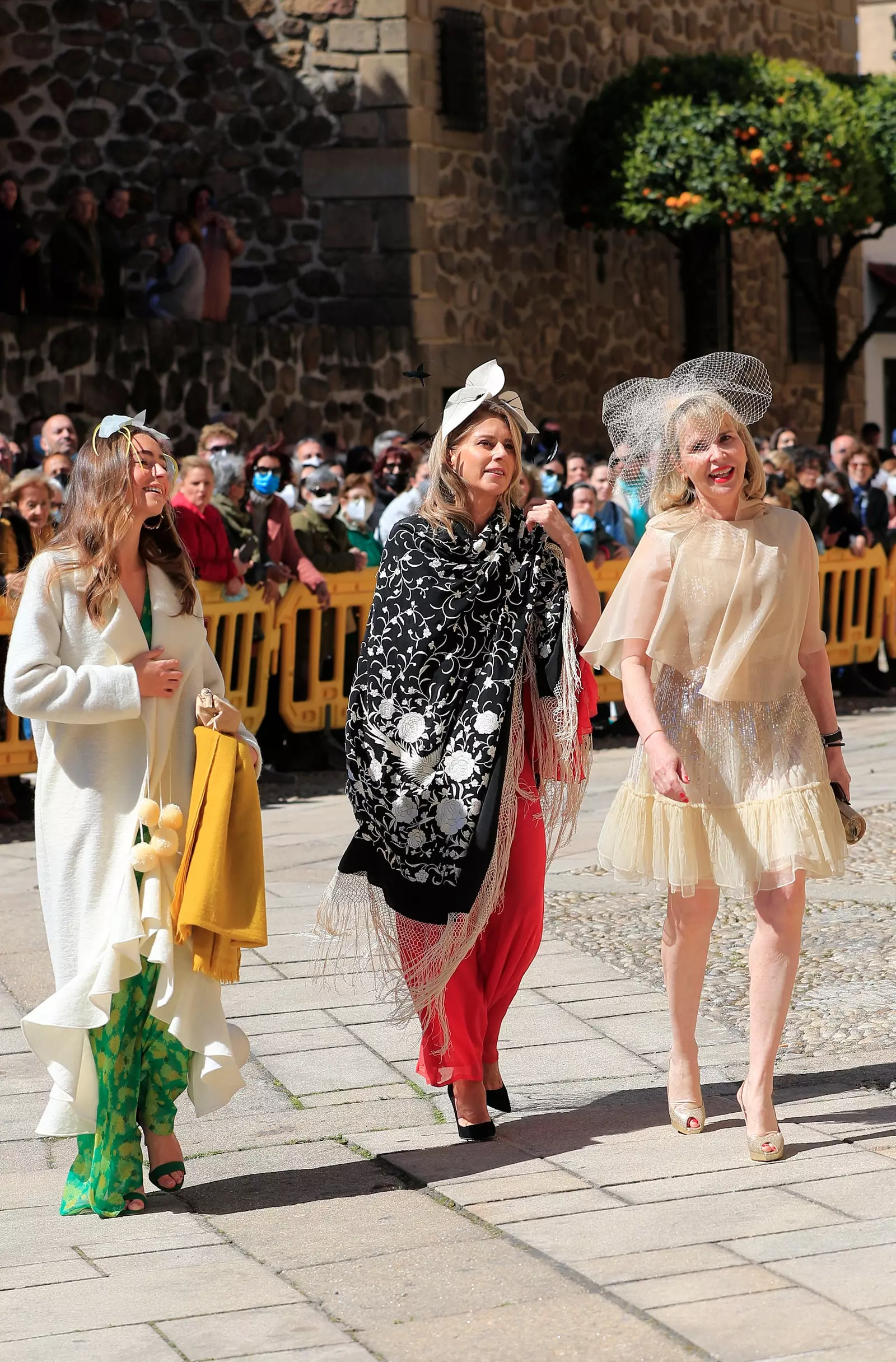 María Chvarri ved brylluppet af Isabelle Junot og Álvaro Falcó.