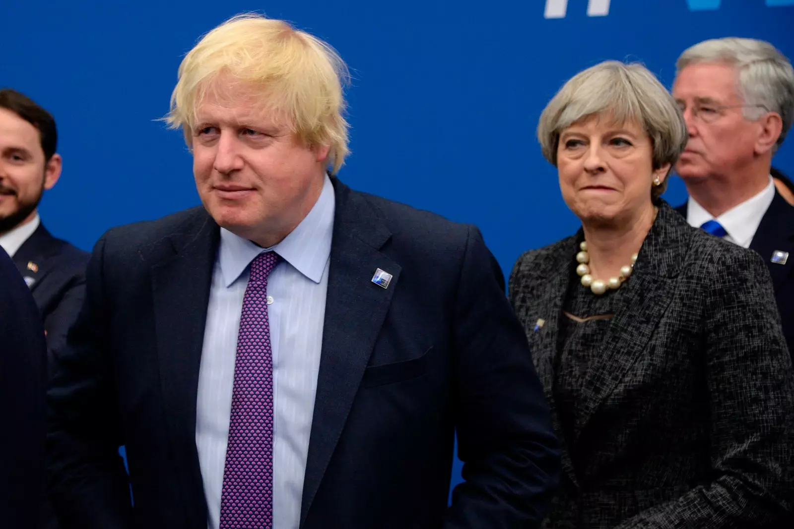 Boris Johnson e Theresa May nel 2017.