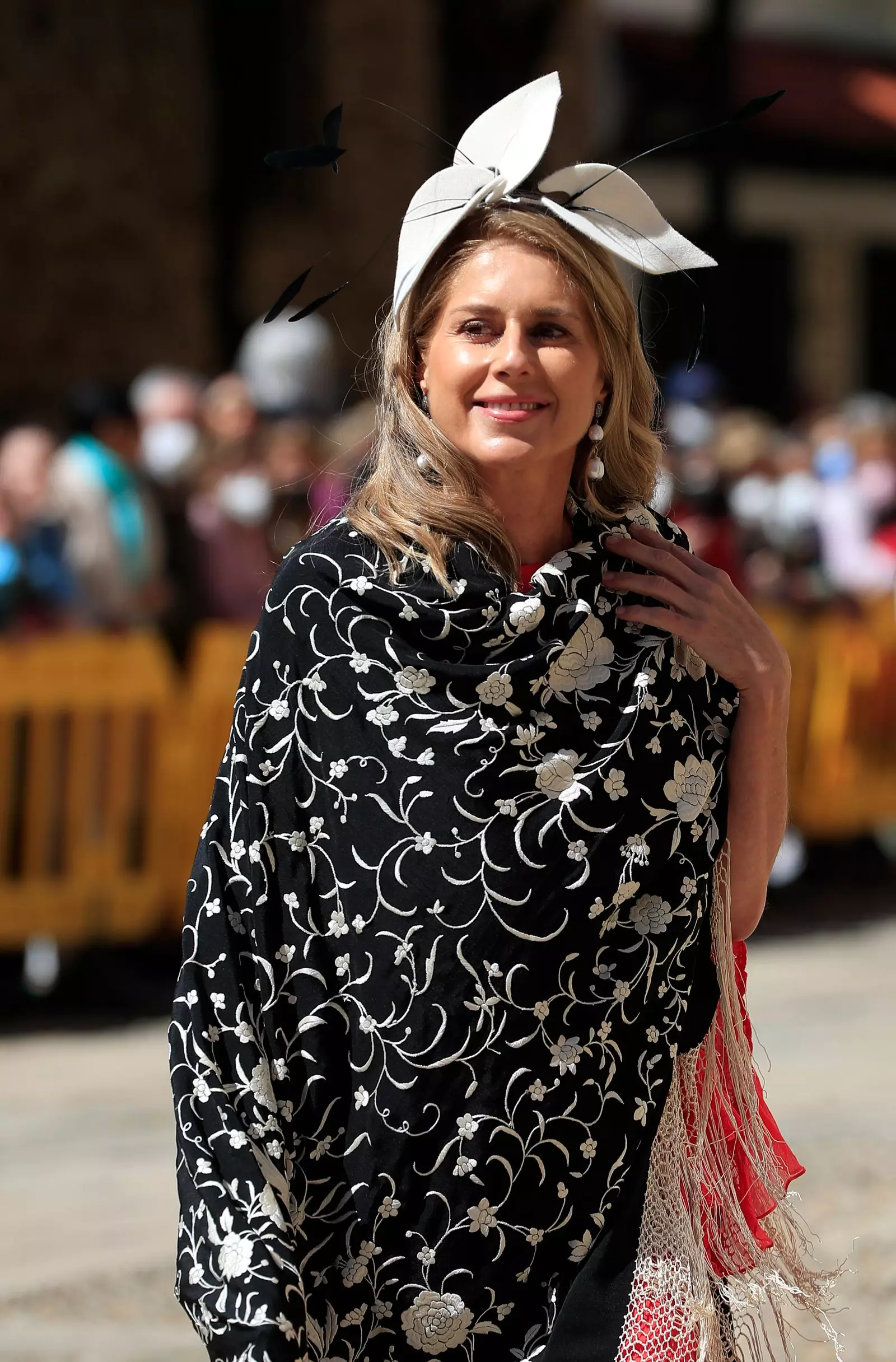 María Chvarri au mariage d'Álvaro Falcó et d'Isabelle Junot.