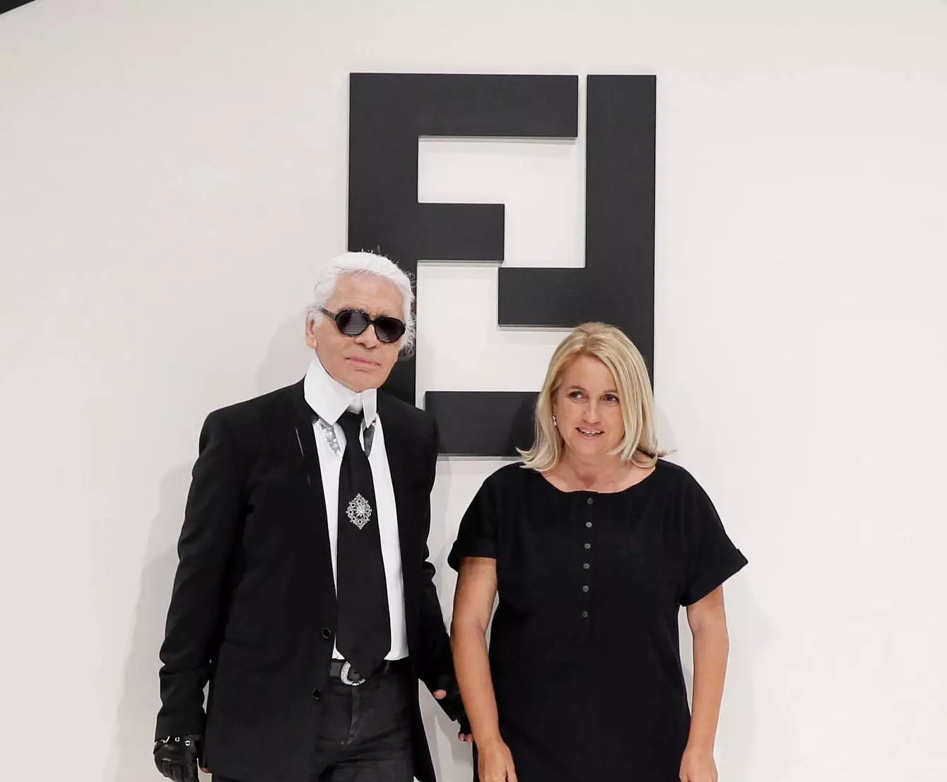 Karl Lagerfeld da Silvia Venturini Fendi.