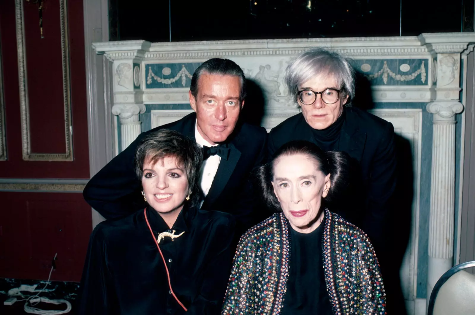 Halston Andy Warhol Liza Minnelli en Martha Graham