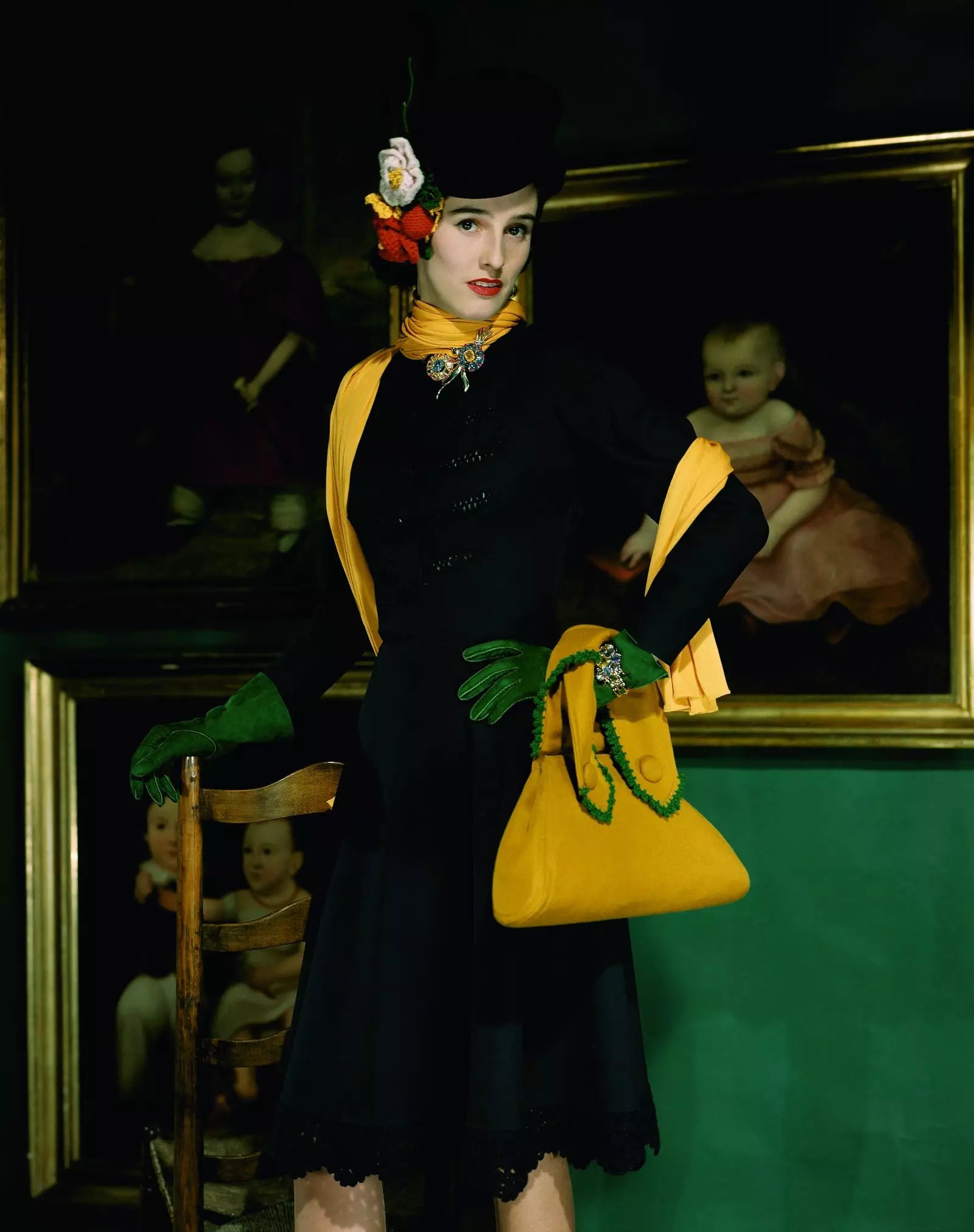 Babe Paley ọkan ninu awọn onibara couturier ni aworan kan lati ọdun 1941.