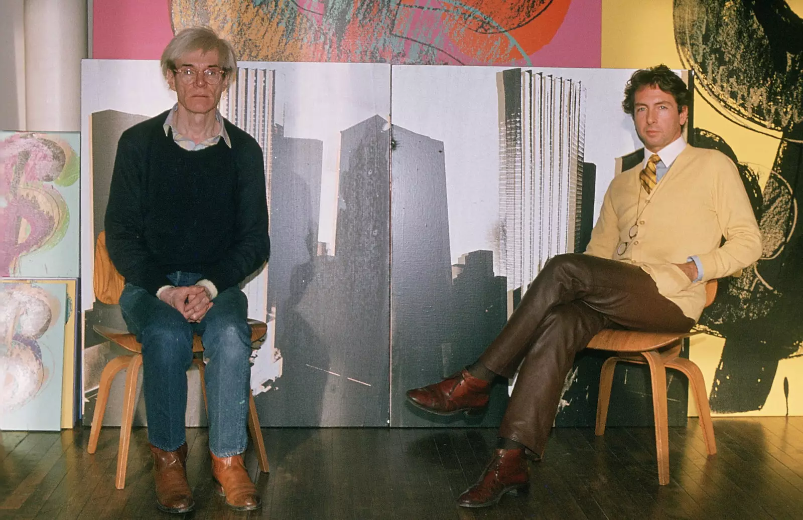 Andy Warhol i Carlos Martorell.