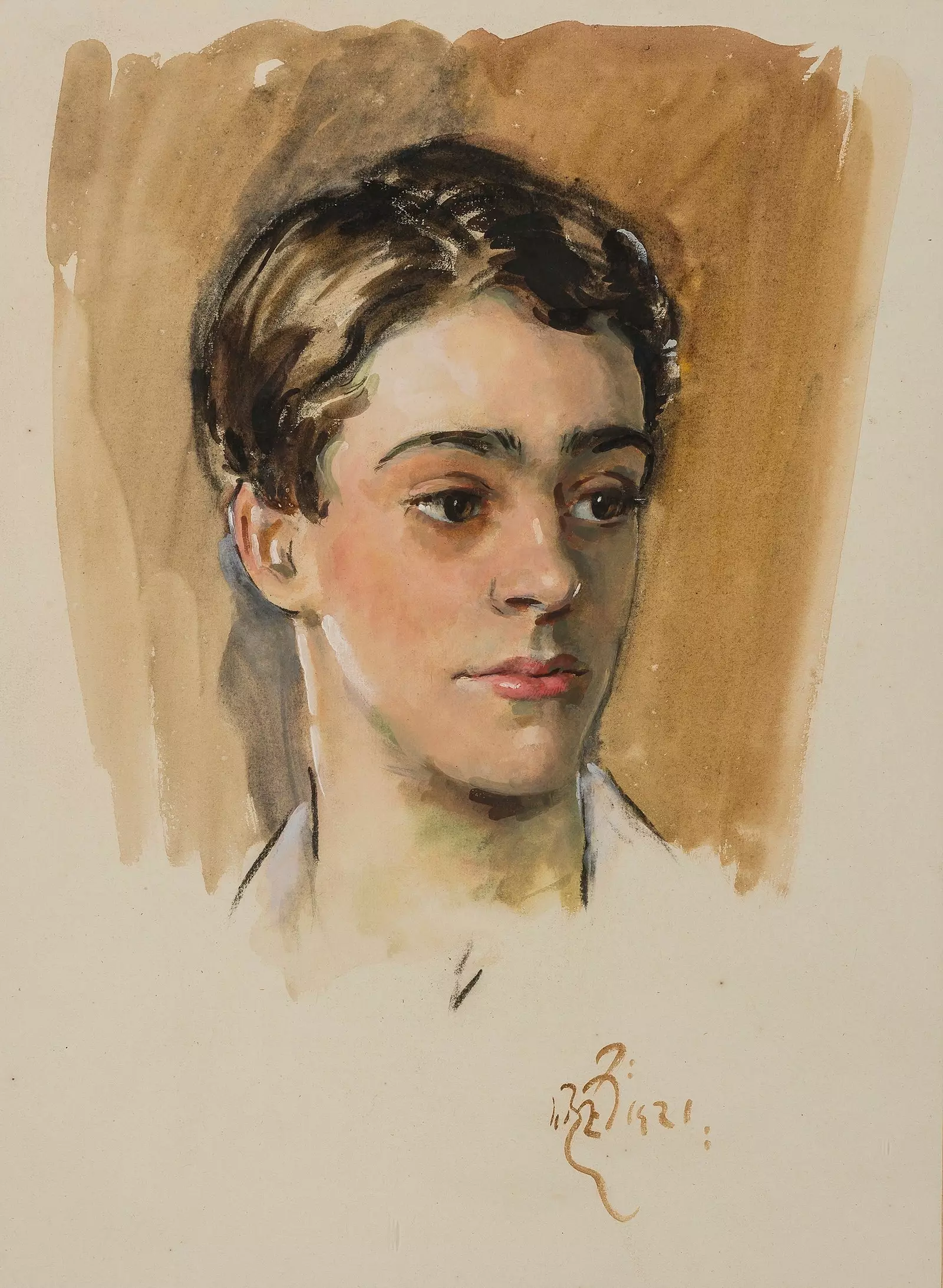 Retrato de Oliver Messel William Bruce Ellis Ranken