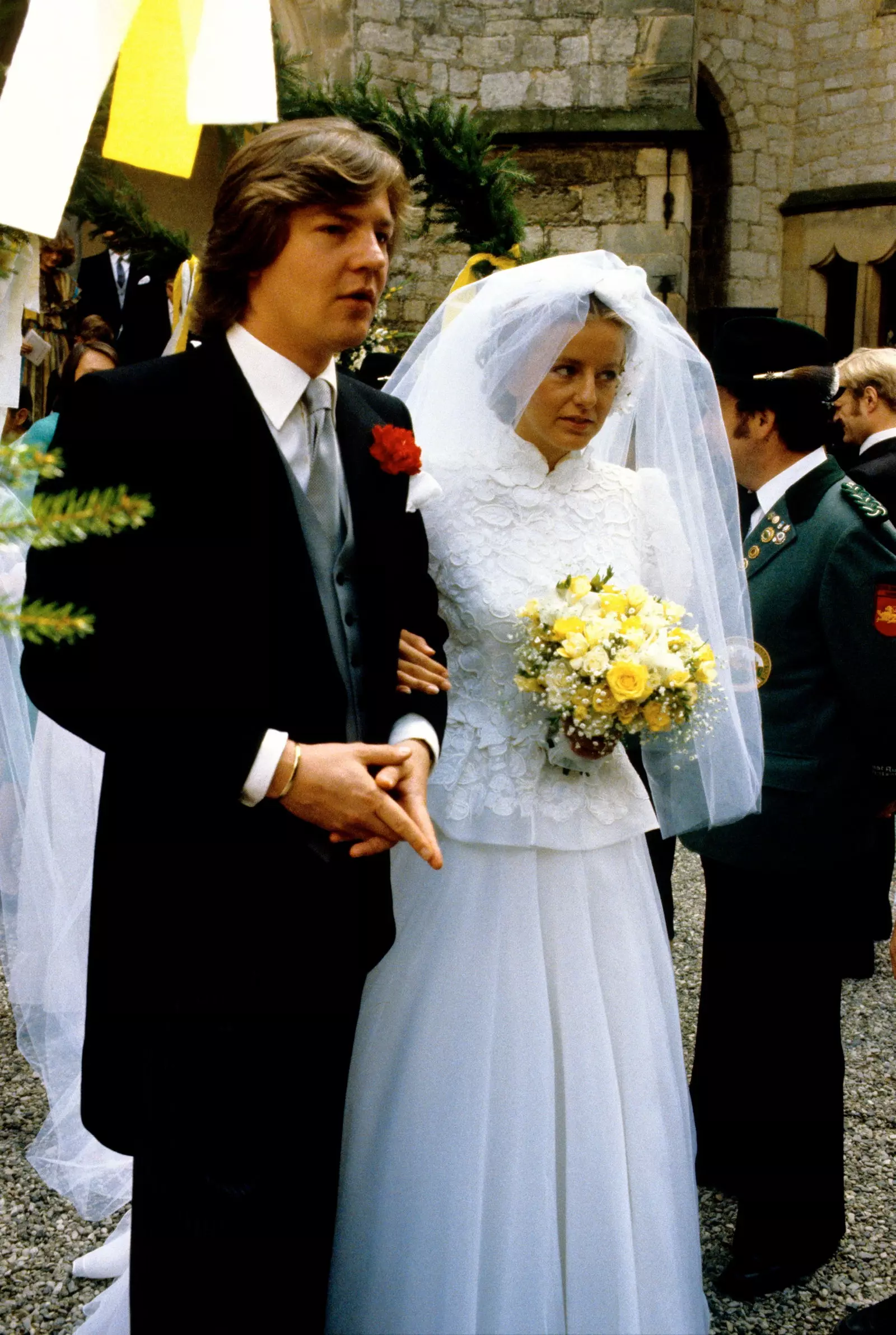 Chantal Hochuli lan Ernesto de Hannover ing pernikahané taun 1981.