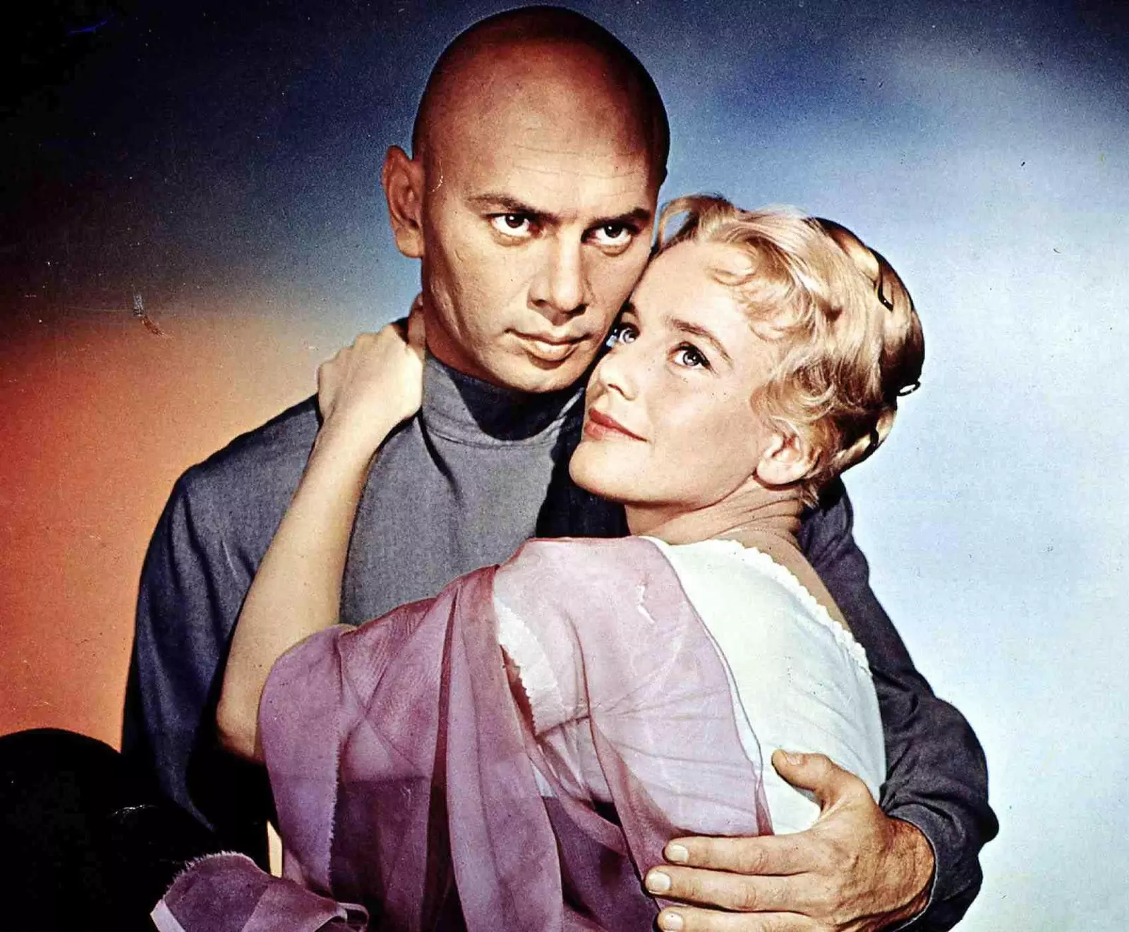 Yul Brynner ve Maria Schell 'Karamazov Kardeşler'de.