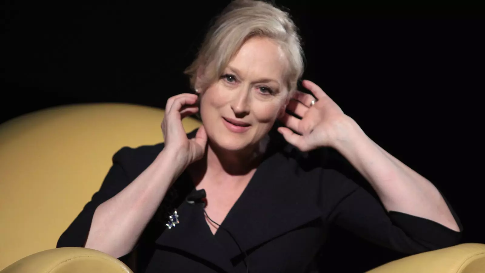 Meryl Streep ag Féile Scannán Idirnáisiúnta na Róimhe.