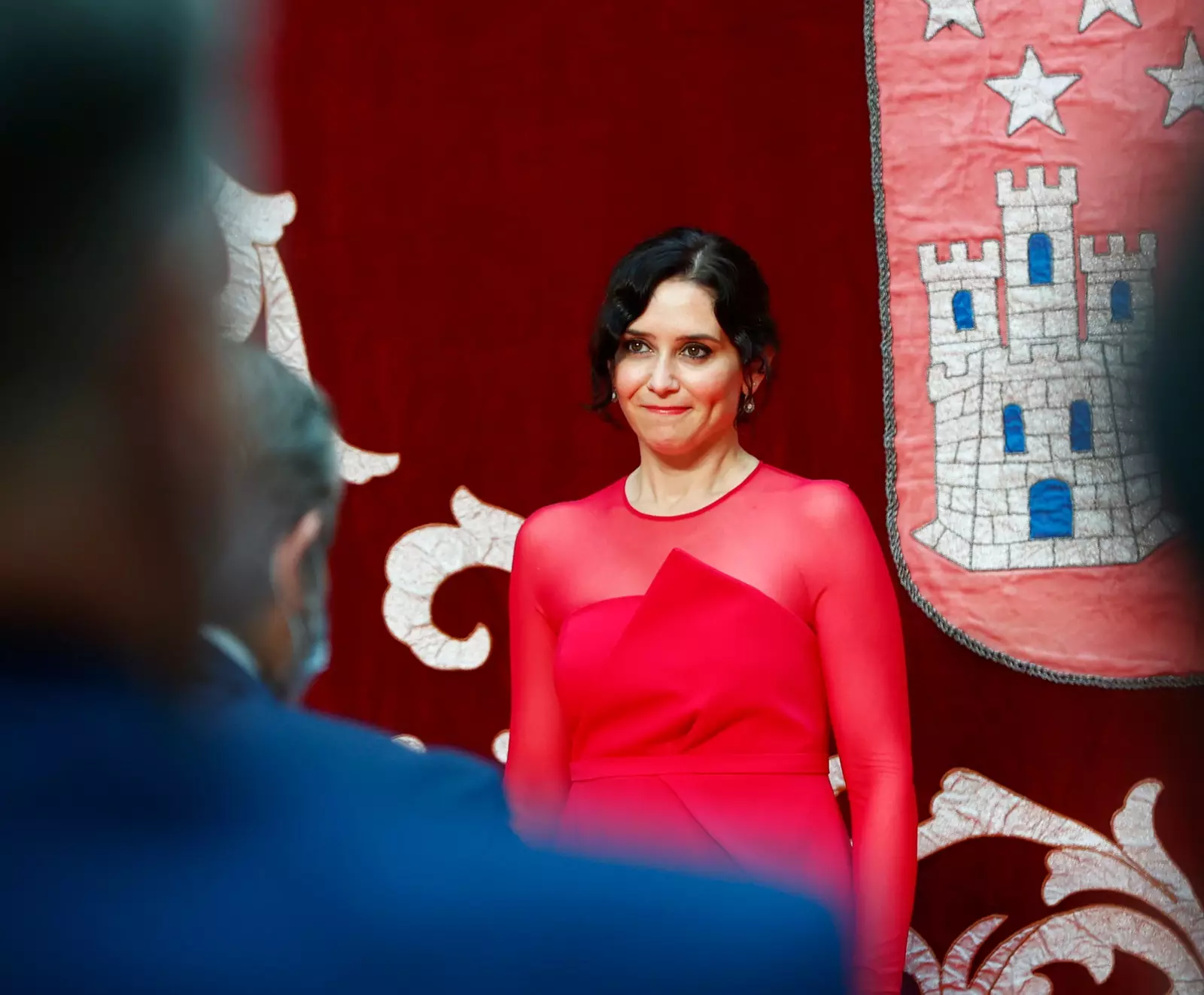 Isabel Díaz Ayuso at her inauguration as president of the Community of Madrid