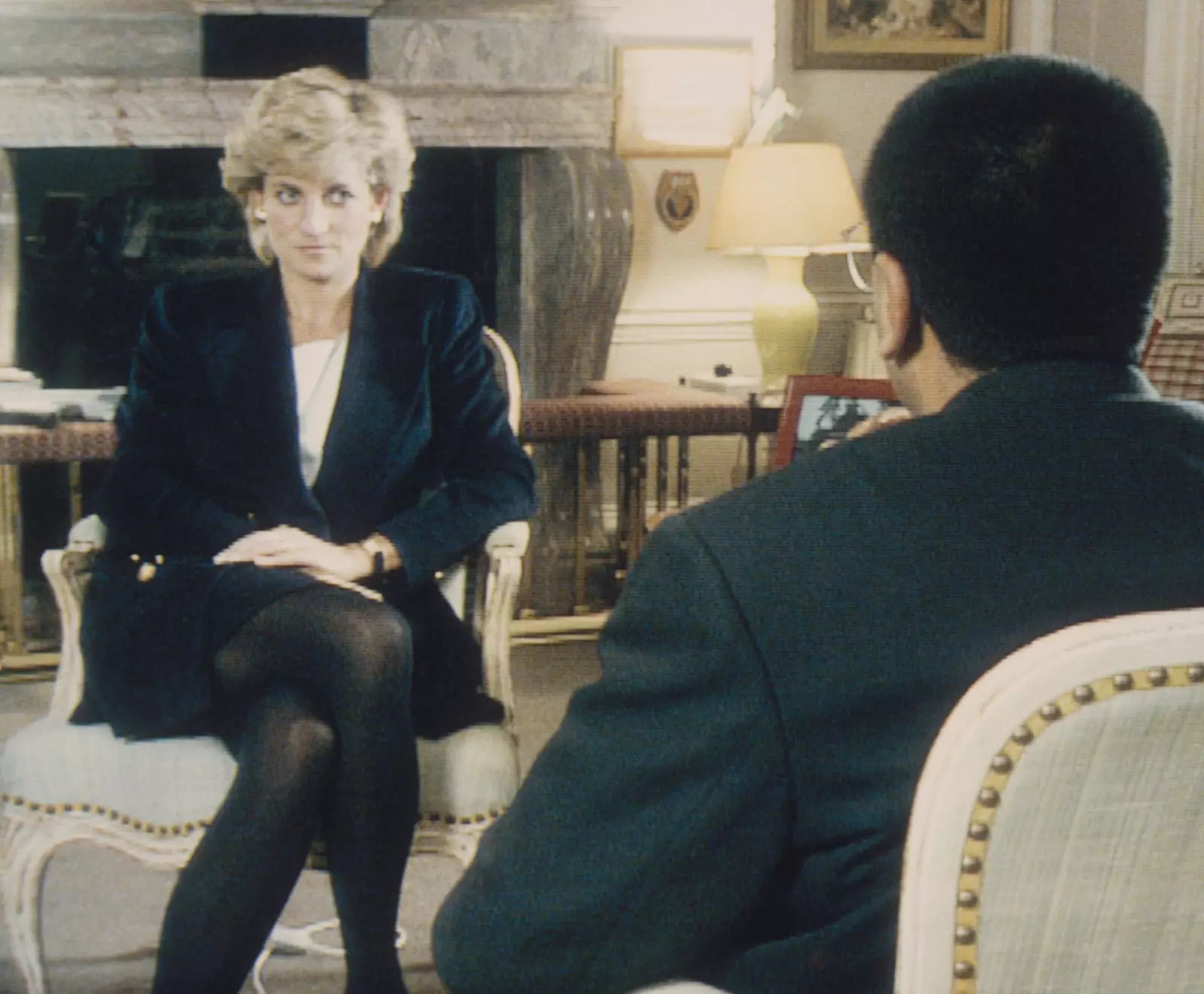 Diana of Wales in her famous interview.