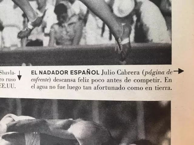 Peu de foto en què només nomenen Julio Cabrera.