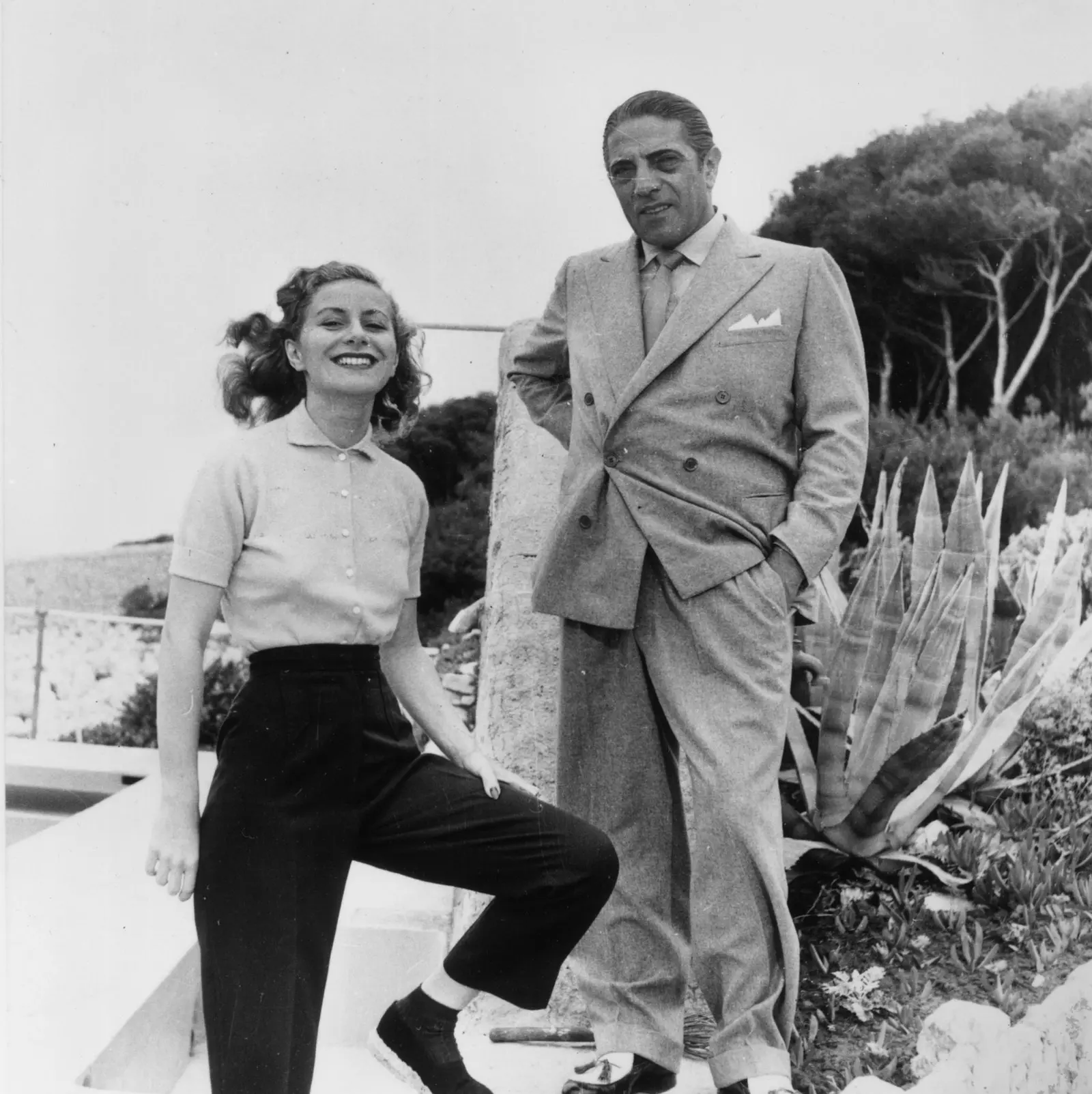 U-Athina Livanos no-Aristotle Onassis ngo-1955.