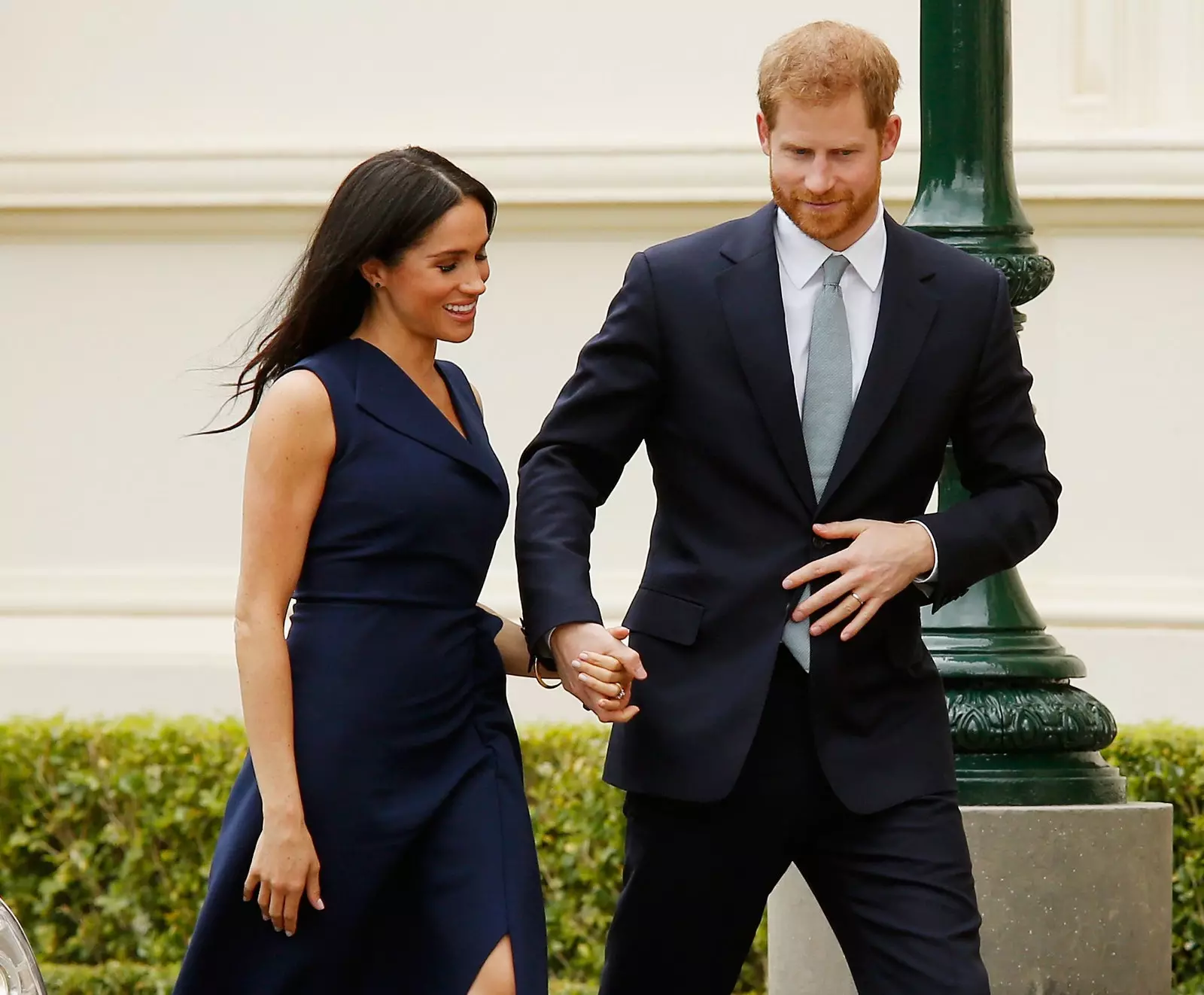 Harry herceg és Meghan Markle Melbourne-ben 2018 októberében.