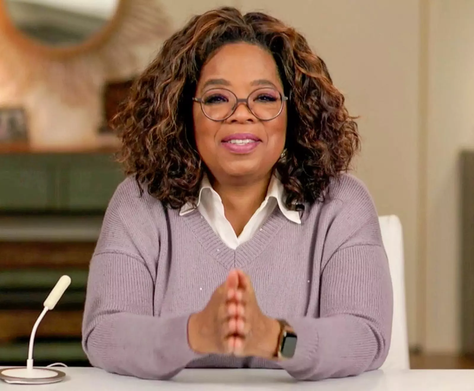 A apresentadora Oprah Winfrey