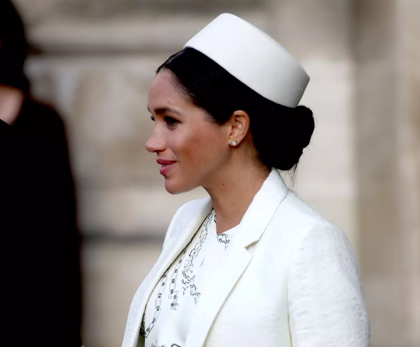 Meghan Markle mugihe cyumunsi wa Commonwealth i Londres 2019.