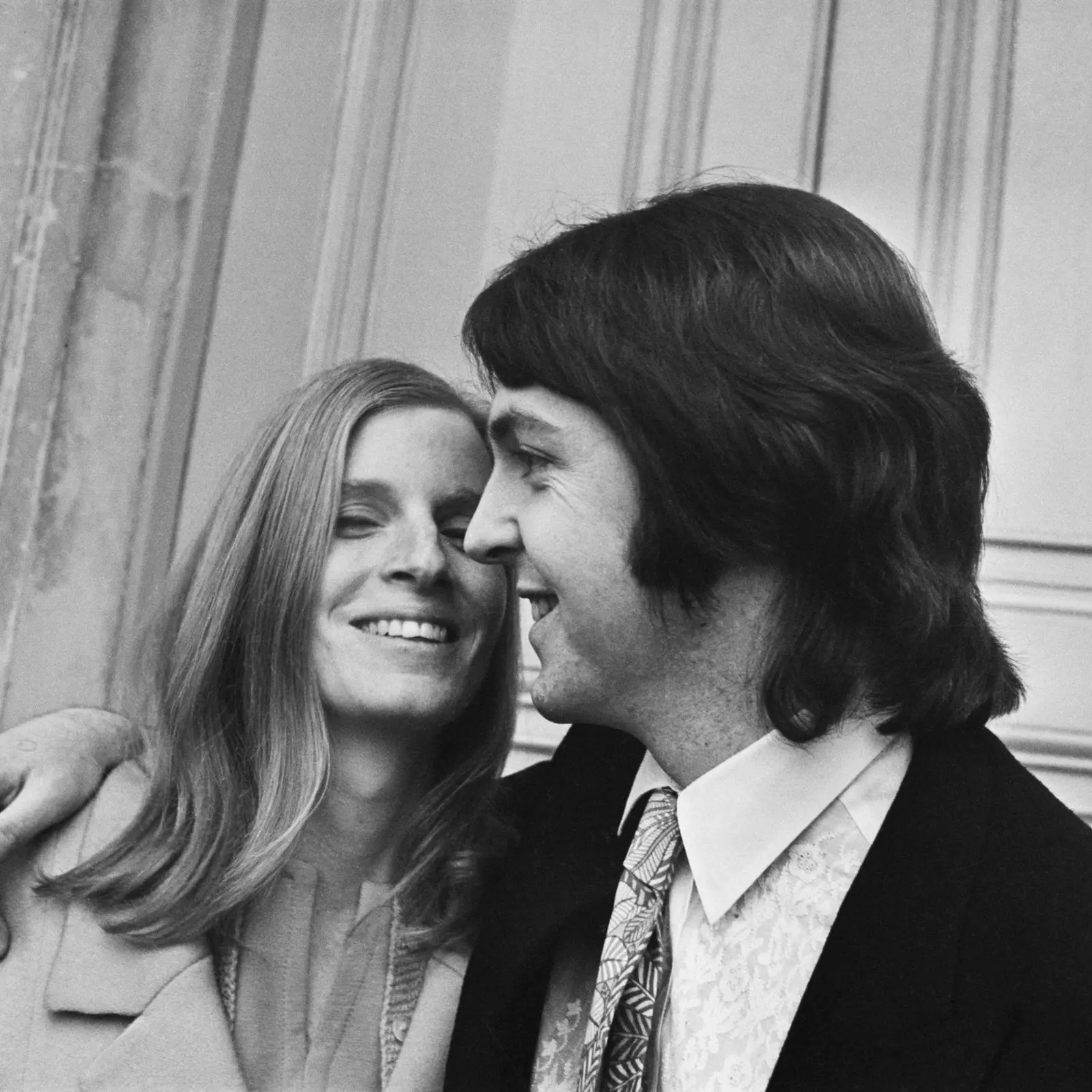 Linda Eastman at Paul McCartney