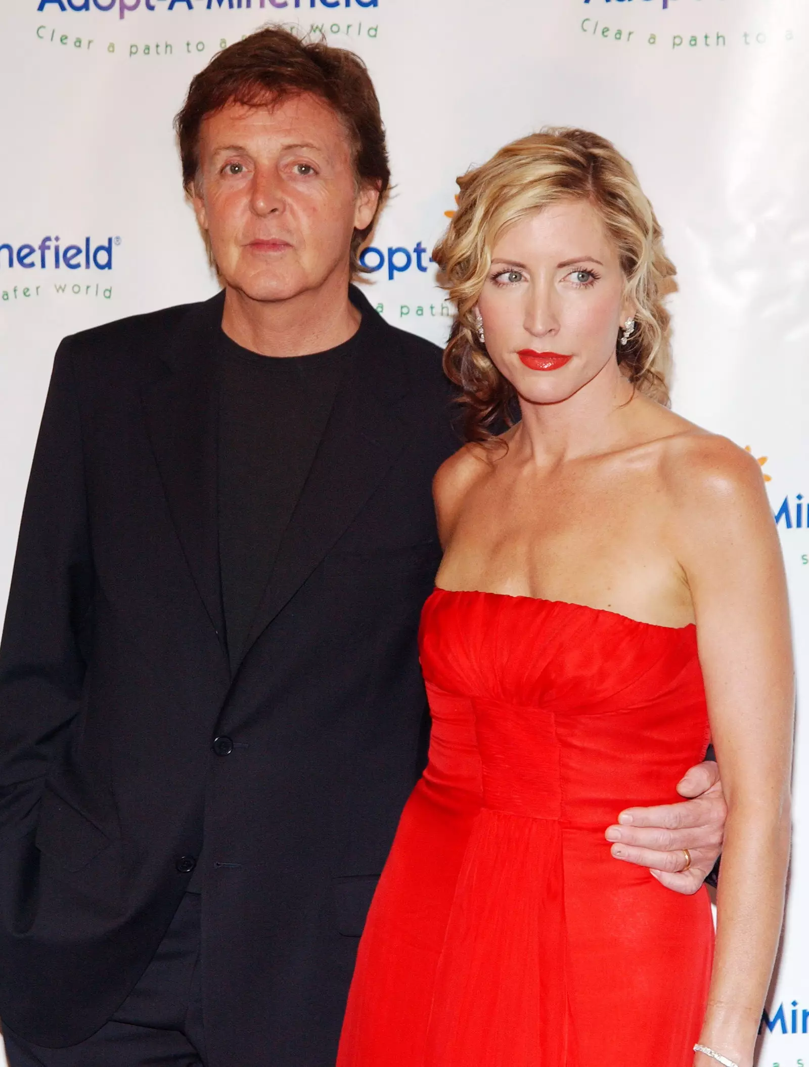 Paul McCartney at Heather Mills