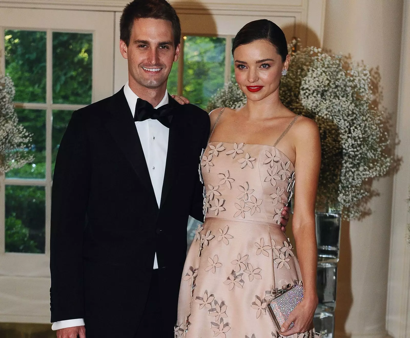 Evan Spiegel dhe Miranda Kerr.