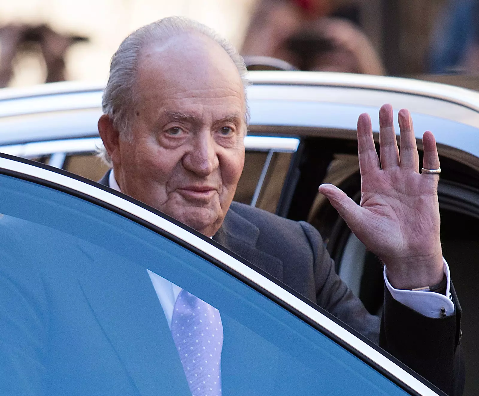 Rí Juan Carlos in íomhá ó 2018.