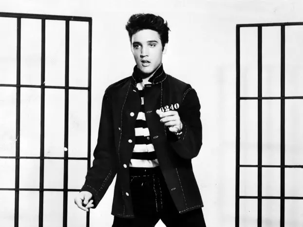 Werbefotografie des Films Jailhouse Rock