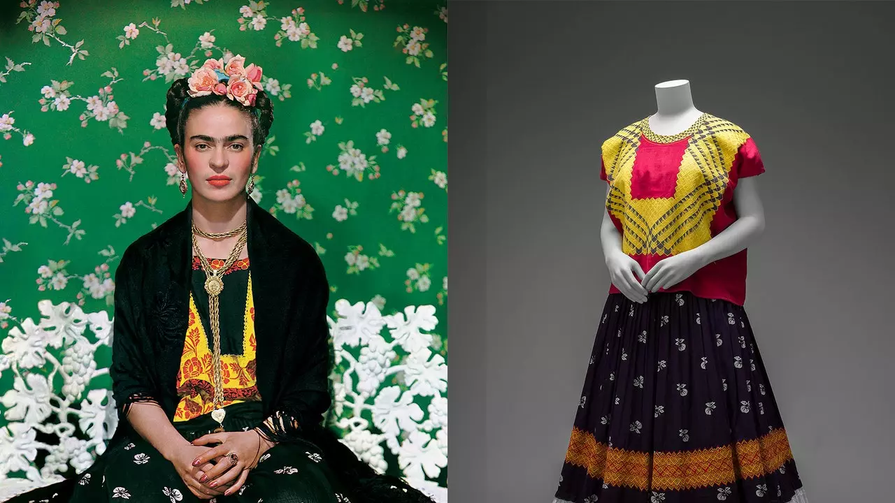 Yr ystyron cudd yn ffrogiau Frida Kahlo