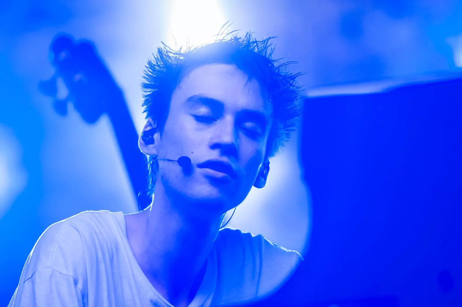 Jacob Collier under sin konsert i San Sebastian med anledning av Jazzaldia 2018.