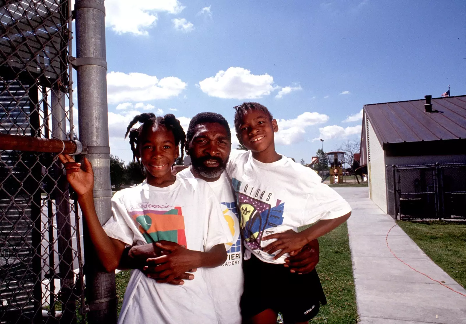 Serena Venus e Richard Williams en 1991.